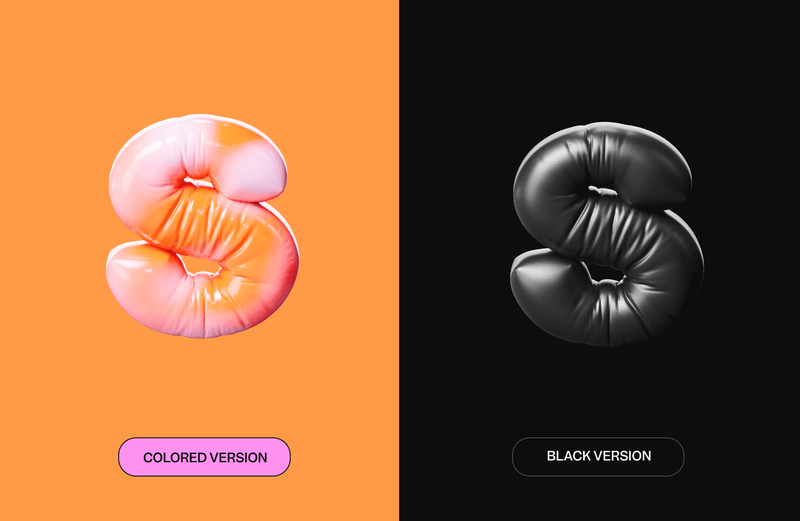 Inflatable 3d letters of the alphabet vol.2 — Wannathis