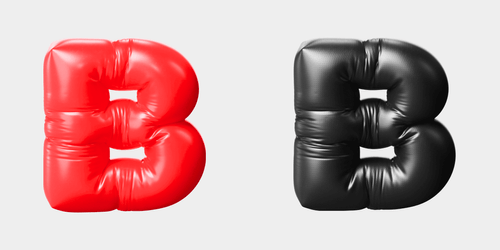 Inflatable 3d letters of the alphabet vol.2 — Wannathis