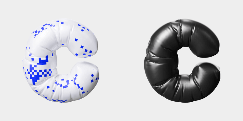 Inflatable 3d letters of the alphabet vol.2 — Wannathis