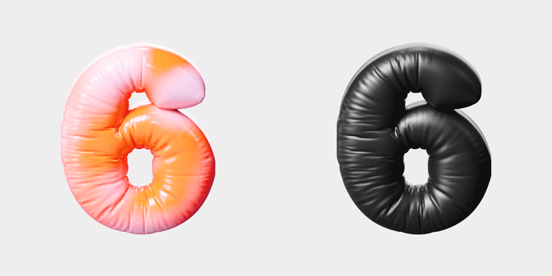 Inflatable 3d letters of the alphabet vol.2 — Wannathis