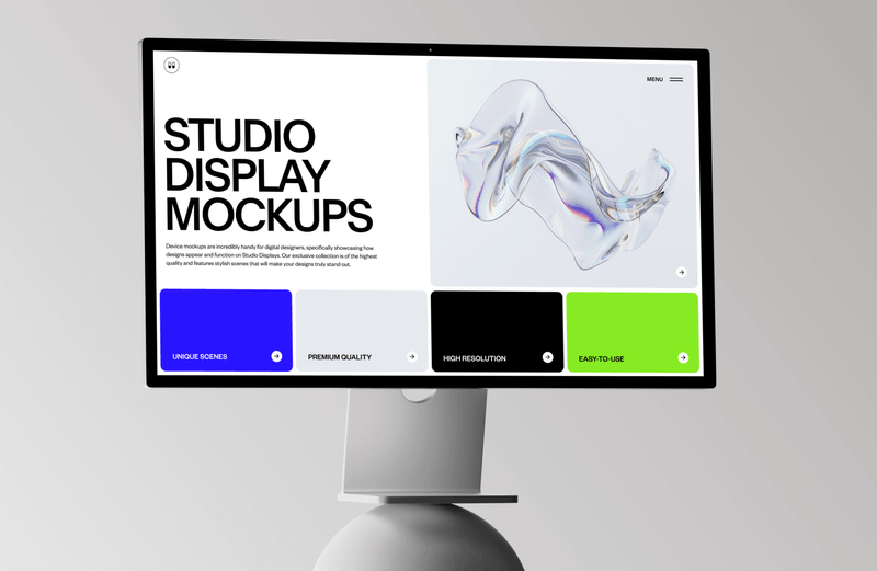 Studio Display Mockups vol.2