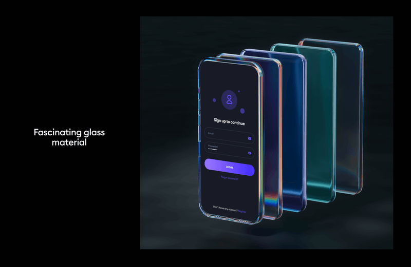 Download Stylish Glass Phone Mockups collection — Wannathis