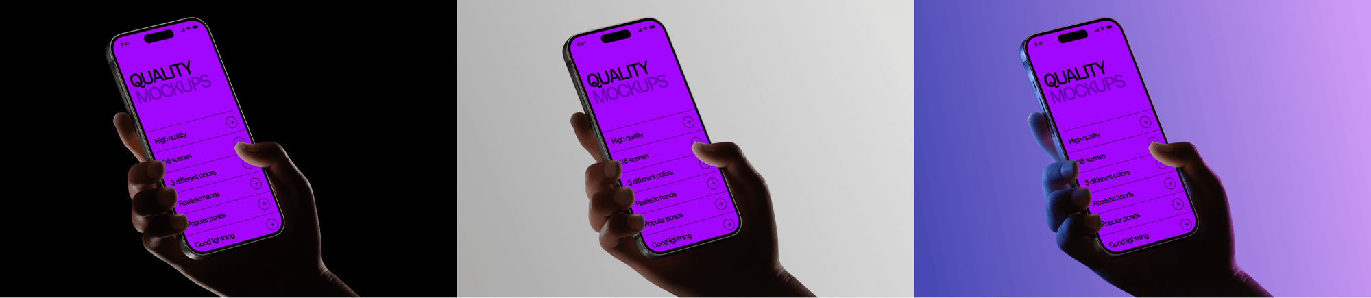 Download Stylish Hands Phone Mockups collection — Wannathis