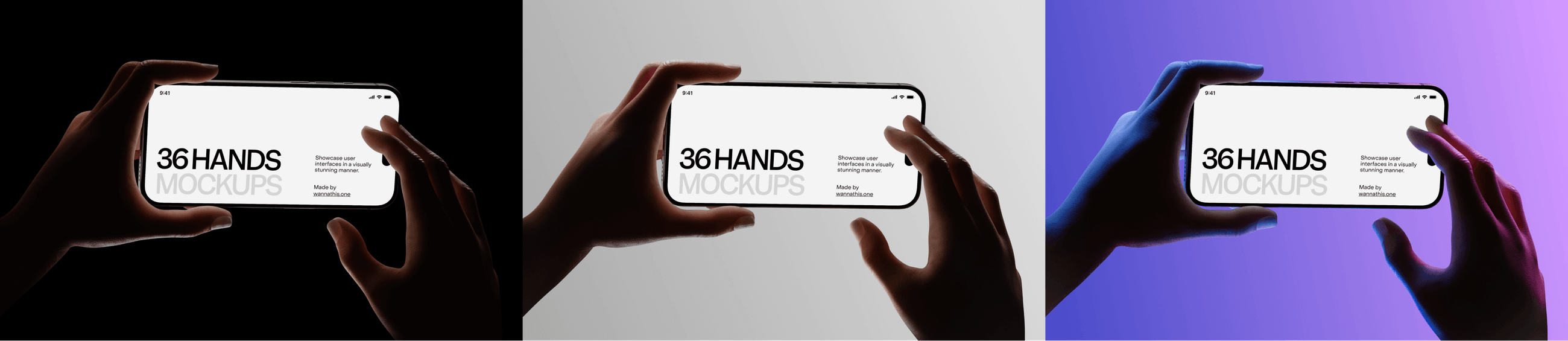 Download Stylish Hands Phone Mockups collection — Wannathis