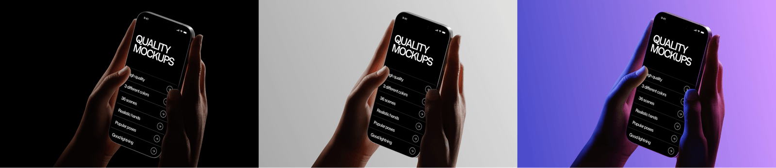 Download Stylish Hands Phone Mockups collection — Wannathis