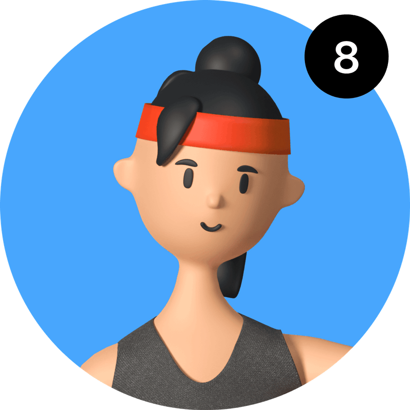 Humans 3d characters with animated super heroes