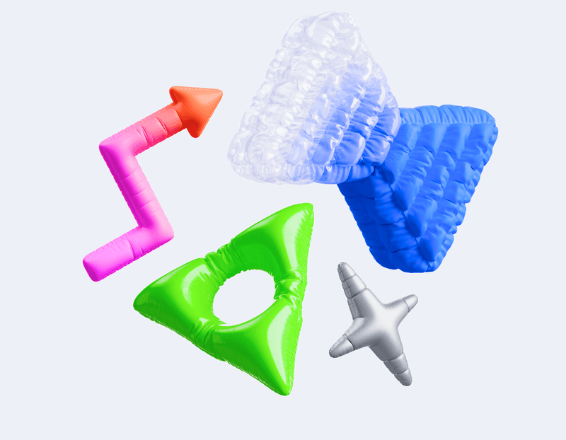 Inflatable Abstract 3D Illustrations vol.2 — Wannathis