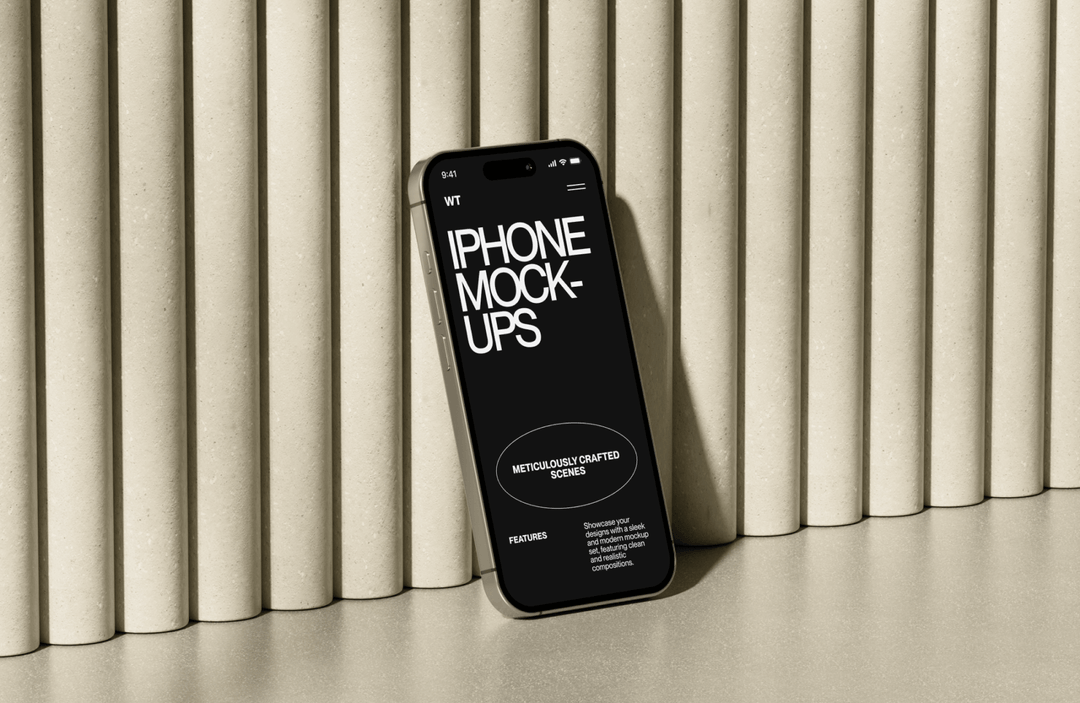 Download iPhone 16 Pro Minimal mockups — Wannathis