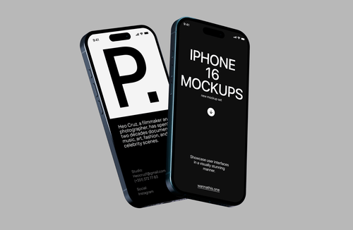 Download Stylish iPhone 16 Pro Mockups collection — Wannathis
