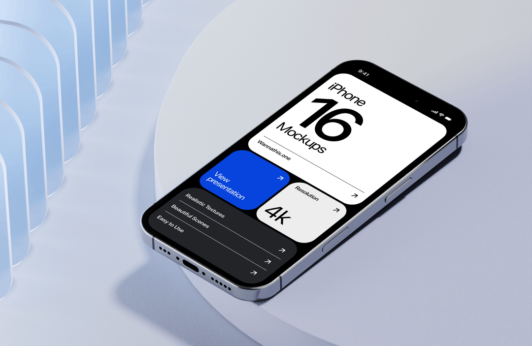 Download Stylish iPhone 16 Pro Mockups collection — Wannathis