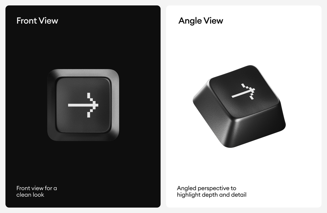 Keycaps 3d illustrations — Wannathis