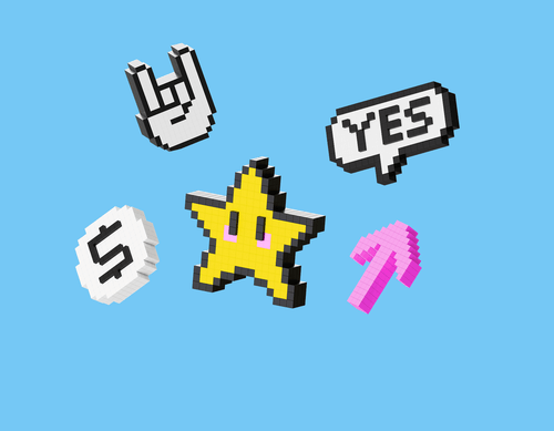 Pixel 3D Illustrations – Wannathis