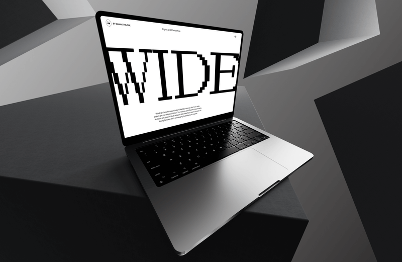 Wide Angle MacBook Mockups – Wannathis