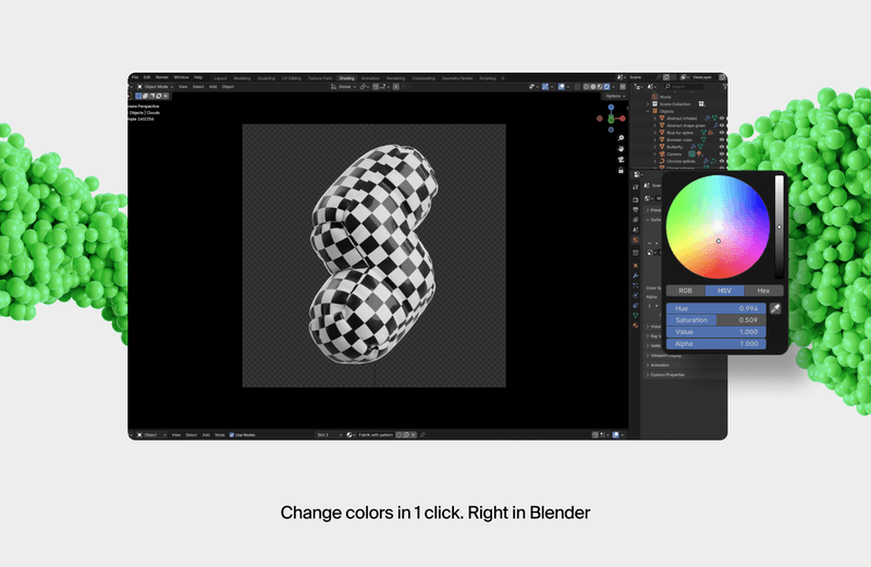 Y2K abstract 3d illustrations — Wannathis
