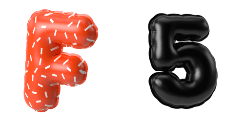 Inflatable 3d letters of the alphabet