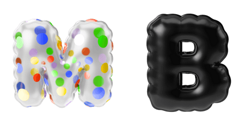 Inflatable 3d letters of the alphabet — Wannathis