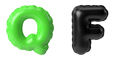 Inflatable 3d letters of the alphabet — Wannathis