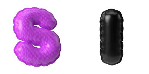 Inflatable 3d letters of the alphabet — Wannathis