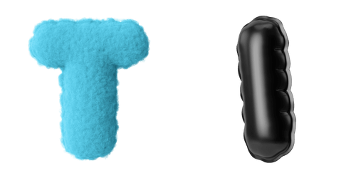 Inflatable 3d letters of the alphabet — Wannathis