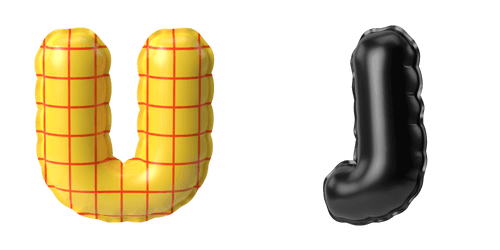 Inflatable 3d letters of the alphabet — Wannathis