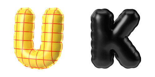 Inflatable 3d letters of the alphabet — Wannathis