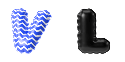 Inflatable 3d letters of the alphabet — Wannathis