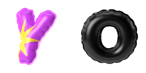 Inflatable 3d letters of the alphabet — Wannathis