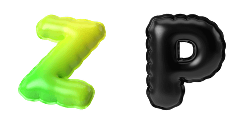 Inflatable 3d letters of the alphabet — Wannathis