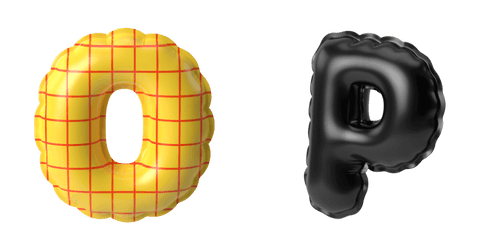 Inflatable 3d letters of the alphabet — Wannathis