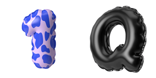 Inflatable 3d letters of the alphabet — Wannathis