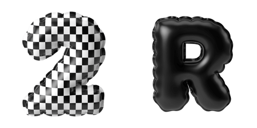 Inflatable 3d letters of the alphabet — Wannathis