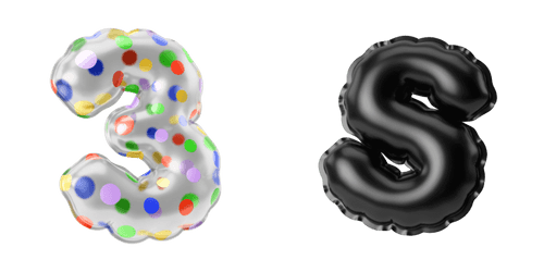 Inflatable 3d letters of the alphabet — Wannathis