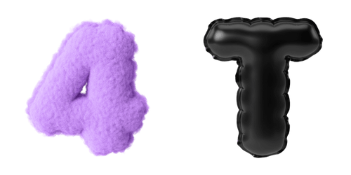 Inflatable 3d letters of the alphabet — Wannathis