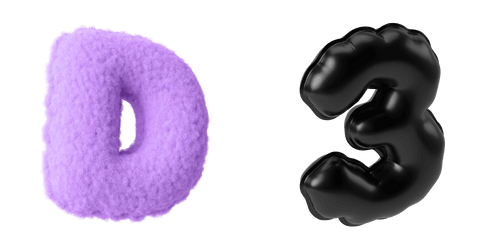 Inflatable 3d letters of the alphabet — Wannathis