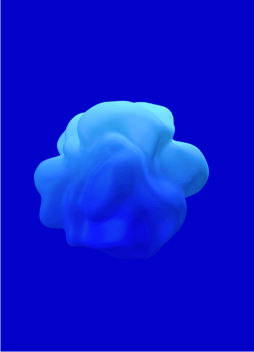 Loops 3d abstract animated shapes collection