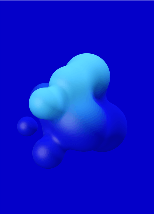 Loops 3d abstract animated shapes collection