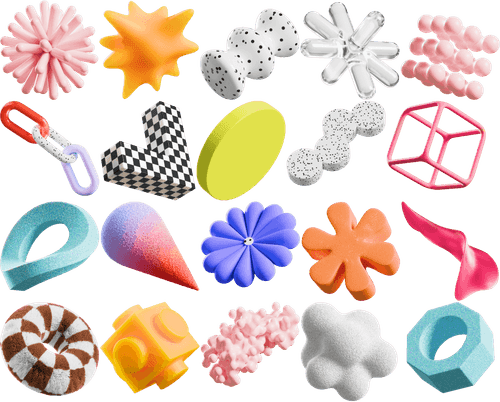 Abstract 3D Illustrations vol.2