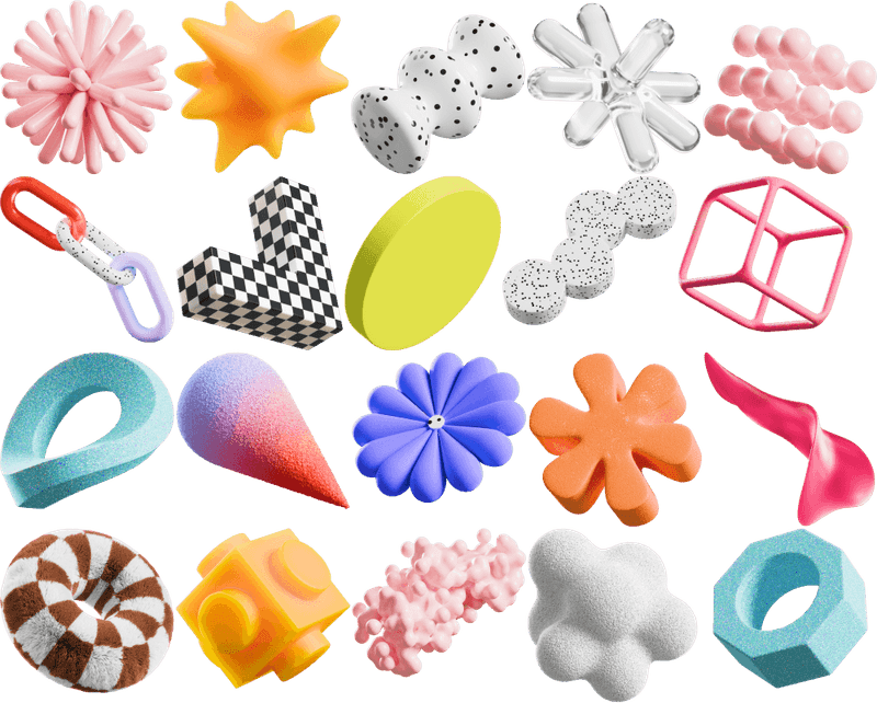 Abstract 3D Illustrations vol.2