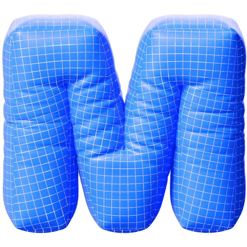 Inflatable 3d letters of the alphabet vol.2