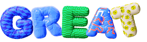Inflatable 3d letters of the alphabet vol.2