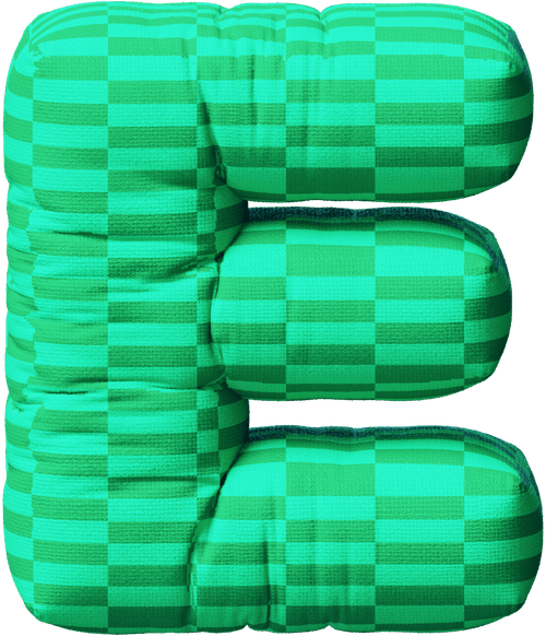 Inflatable 3d letters of the alphabet vol.2