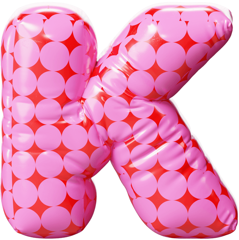 Inflatable 3d letters of the alphabet vol.2