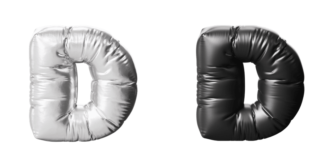 Inflatable 3d letters of the alphabet vol.2