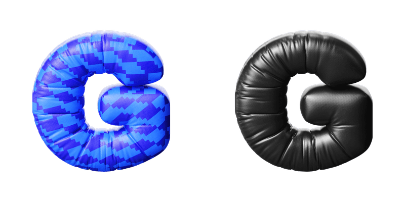 Inflatable 3d letters of the alphabet vol.2