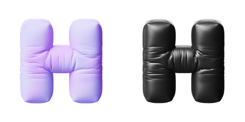 Inflatable 3d letters of the alphabet vol.2