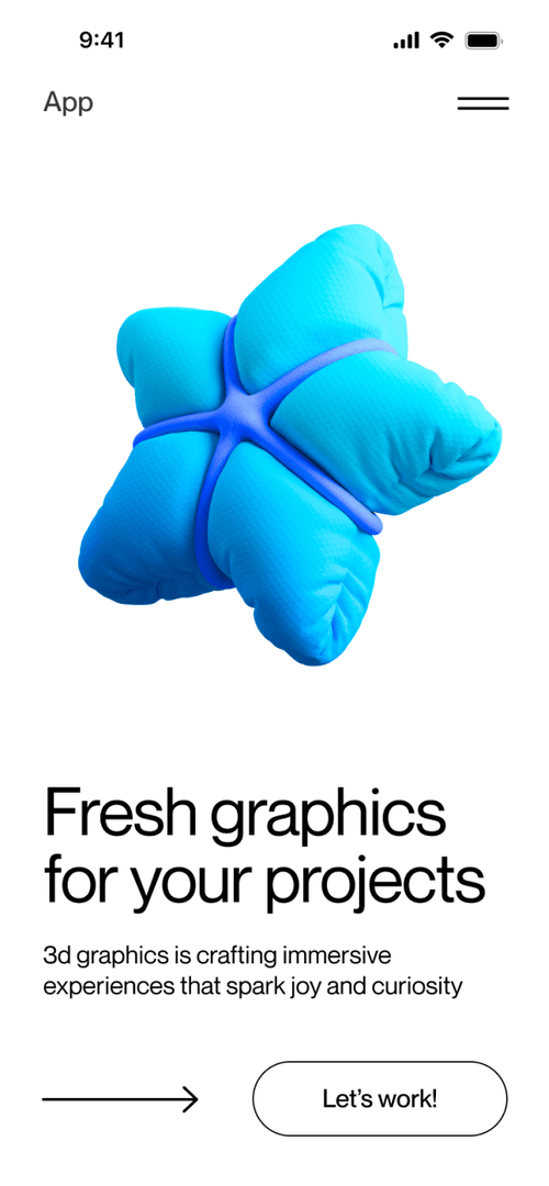 Inflatable Abstract 3D Illustrations vol.2