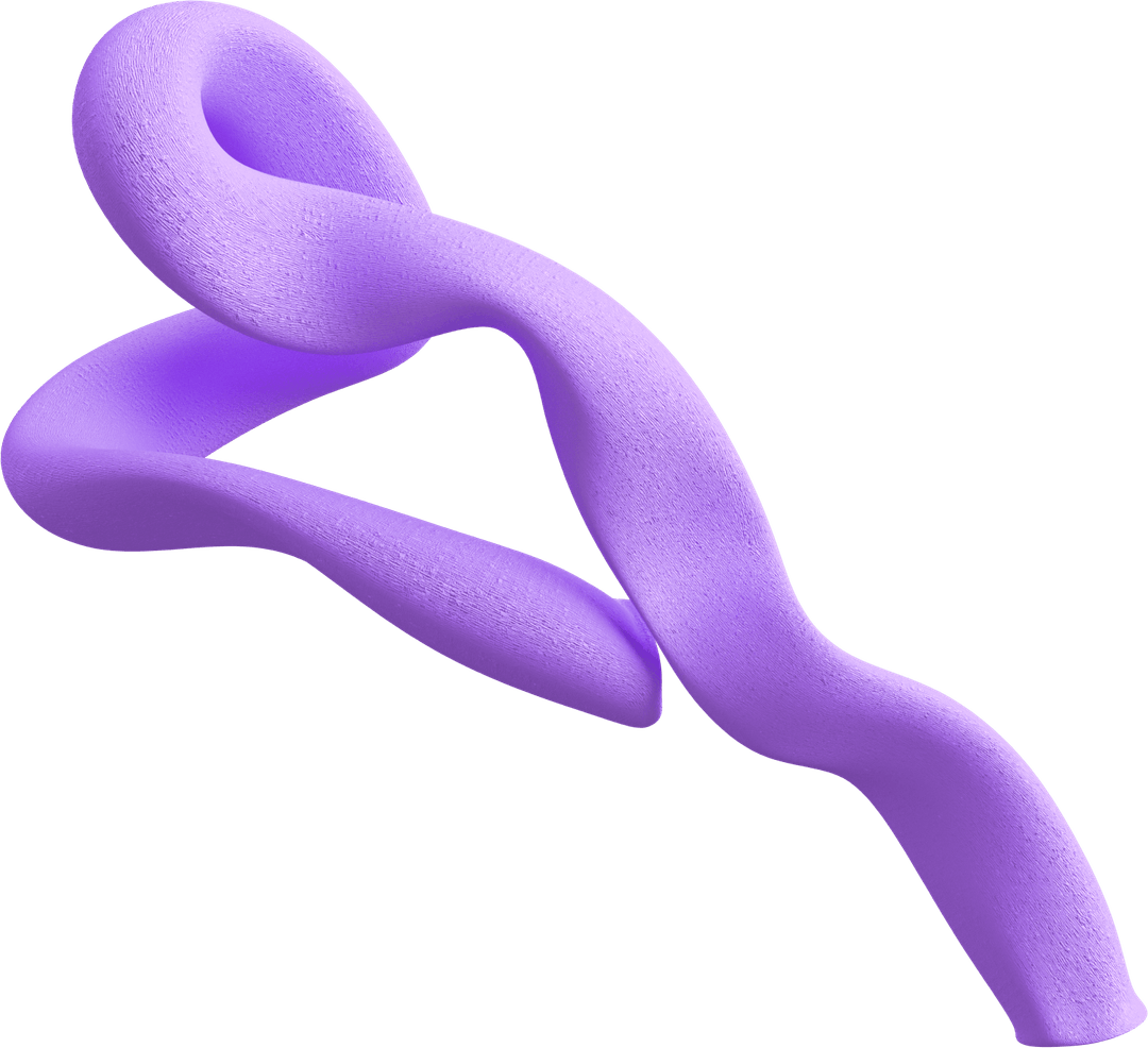 Inflatable abstract 3d illustrations