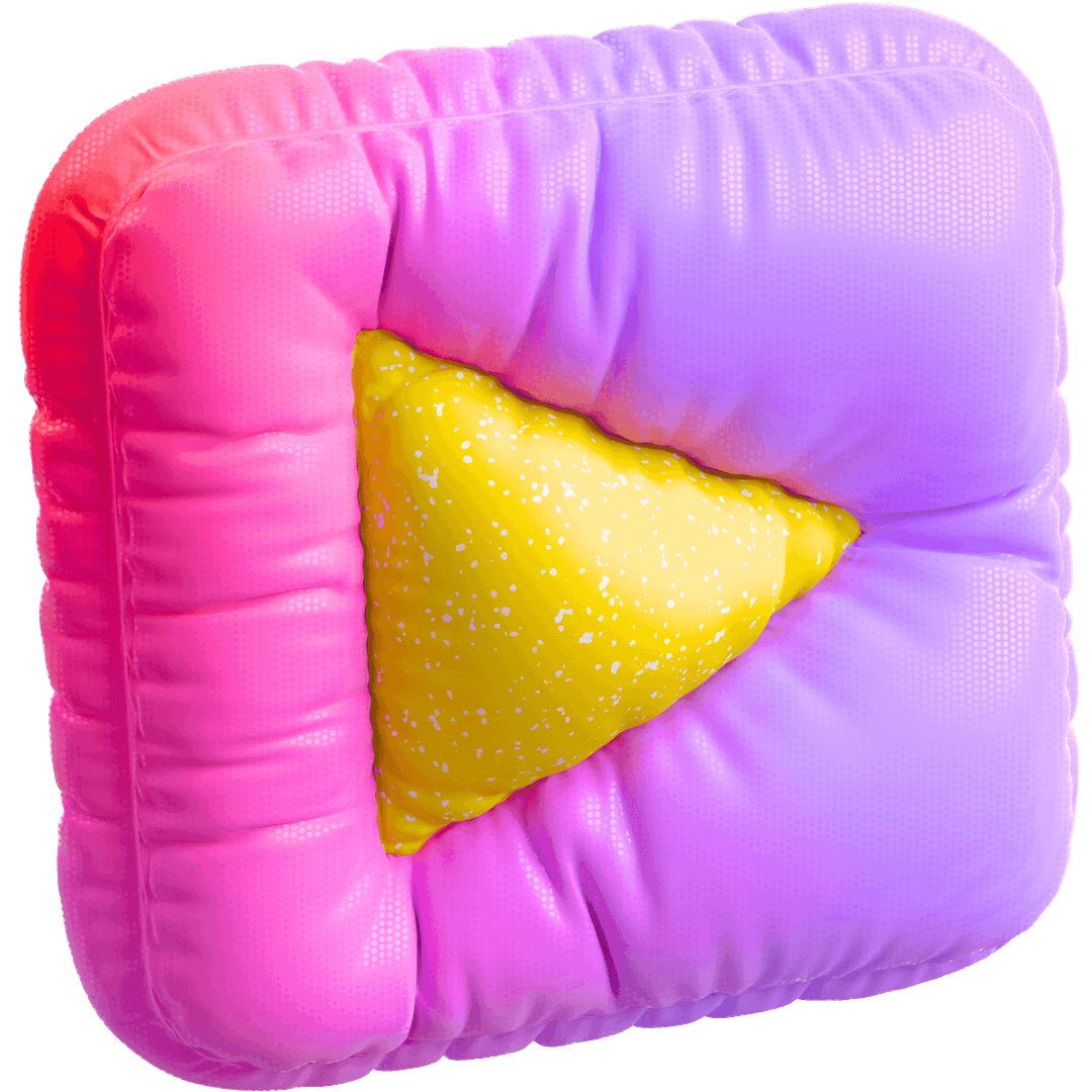 Inflatable abstract 3d illustrations