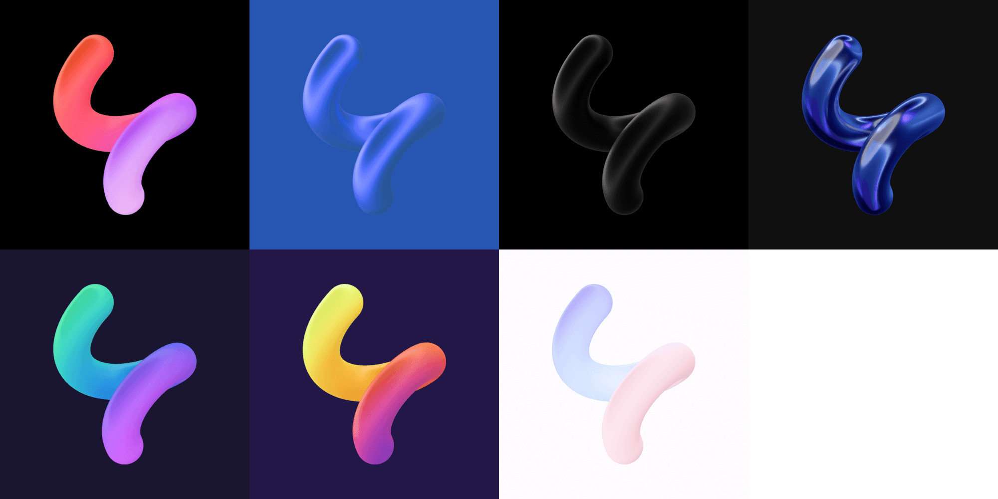 Free Squiggle 3d illustrations