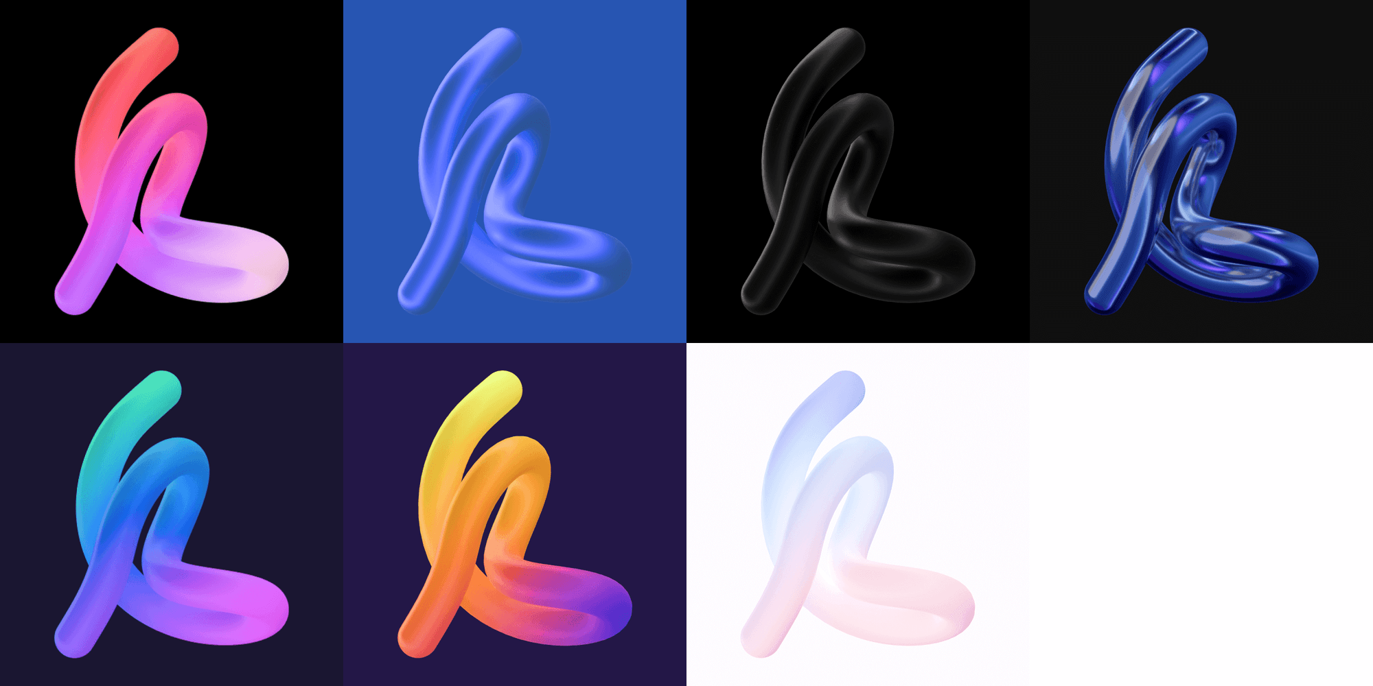 Free Squiggle 3d illustrations